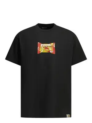 Carhartt Work In Progress Road Side Snack" Graphic Print Organic Cotton T-shirt - Black