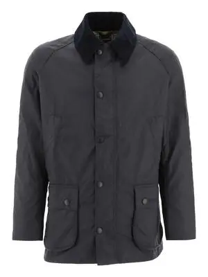 Barbour Ashby Waxed Cotton Jacket - Blue