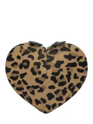 Alaïa Le Cœur' Small Heart-shaped Crossbody Bag - Beige