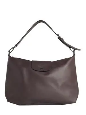 Longchamp Xl Le Pliage Xtra Leather Hobo Bag - Brown