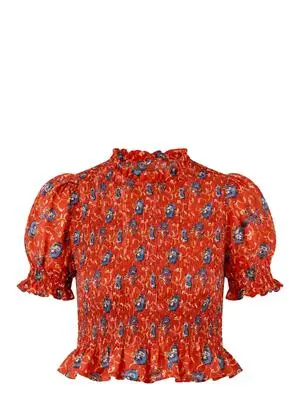 MIND TRAVELER Bruna Lily Top - Red