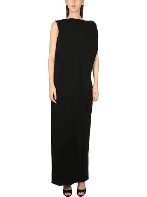 Alberta Ferretti Sustainable Organza Dress - Black