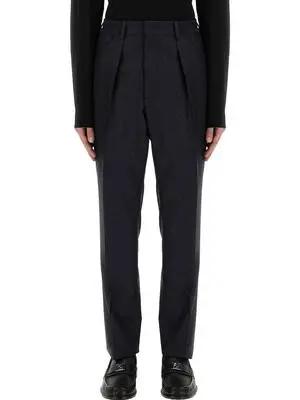 Fendi Wool Tailored Pants - Blue