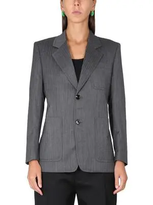 Bottega Veneta Chevron Pattern Jacket - Multicolor