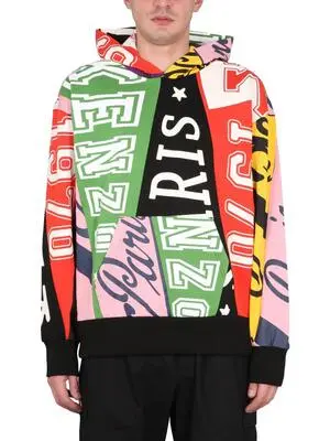 Kenzo Flag Graphic Hoodie - Multicolor