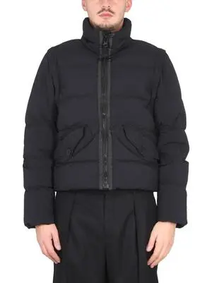 TEN C Down Jacket With Removable Sleeves - Black