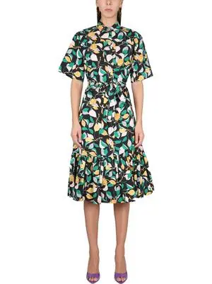 La DoubleJ Shirt Dress With Belt - Multicolor