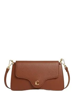 COCCINELLE C-me Foldover Crossbody Bag - Brown