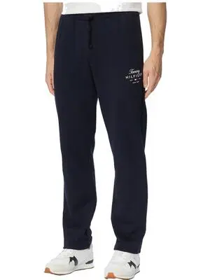 Tommy Hilfiger Elastic Waist Sports Pants - Black