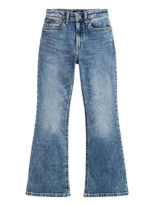 Ralph Lauren Faded Effect Flared Jeans - Blue
