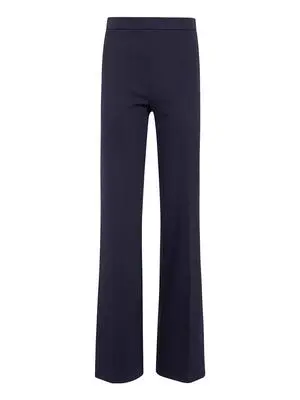 TWINSET Pleated Flared Casual Trousers - Black