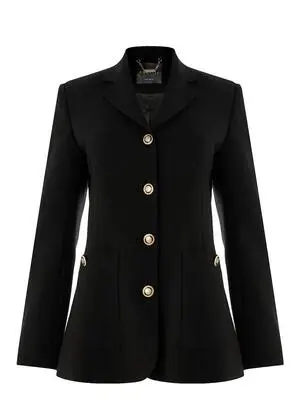 EXQUISE Exquise Veda Blazer With Gold-Tone Buttons