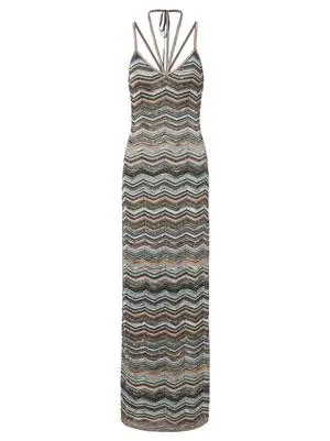 Missoni Zigzag Lame Maxi Dress - Multicoloured