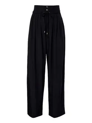 Isabel Marant Étoile Inaya Layered Wide-leg Pants - Black