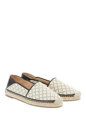 Manolo Blahnik MANOLO BLAHNIK Raffia-Effect Espadrilles Beige
