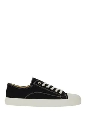 Moschino Leather Sneakers - Black