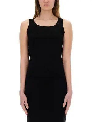 Max Mara Ribbed Tank Top - Black
