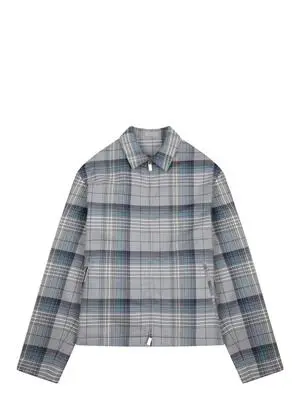 Dior Zippered Check Shirt - Multicolor