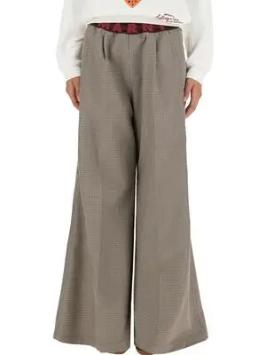 Marni MARNI Checked Wool Blend Trousers Multicolor