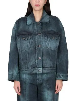 Stella McCartney Tie Dye Denim Jacket - Blue