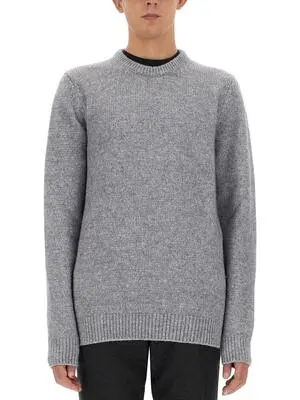 Dolce & Gabbana DOLCE & GABBANA Jersey With Logo Plaque Gray