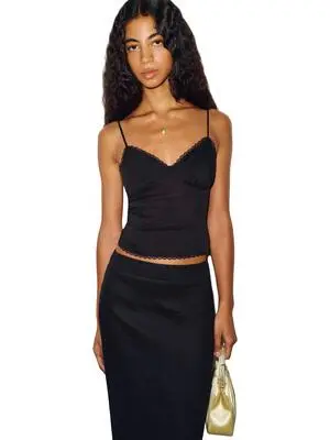 REFORMATION REFORMATION Karissa Camisole Black