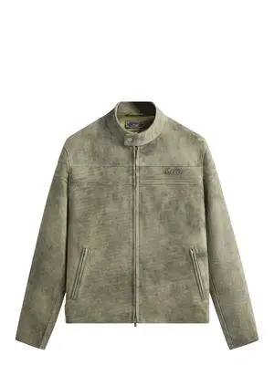 Kith Washed Suede Rossi Moto Jacket - Tan