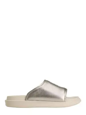 Adidas Y-3 Metallic Slide Sandals - Silver