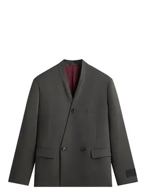 Kith Giorgio Armani Milano Crepe Collarless Jacket - Grey