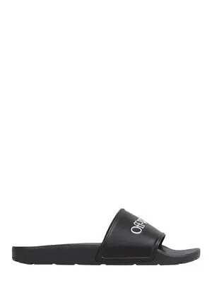 Off-White Bookish Logo Slide - Black