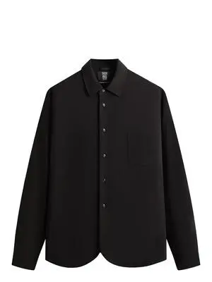 Kith Giorgio Armani & Kin Milano Crepe Entrepreneur Shirt - Black