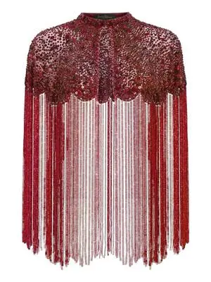 Jenny Packham Astralis Cape - Red