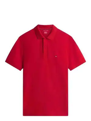 Tommy Hilfiger Performance Pique Polo Shirt - Red