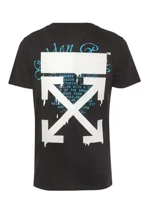 Off-White Tape Arrow Print T-shirt - Black