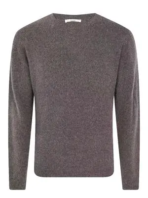NUUR Round-neck Wool Sweater - Brown