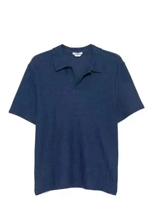 Jacob Cohen Chevron-knit Short-sleeve T-shirt - Blue