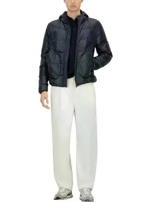 Herno Quilted Hooded Jacket - Blue