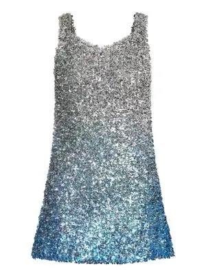 MAISON MARGIELA Tinsel-yarn Knit Tank Top - Silver