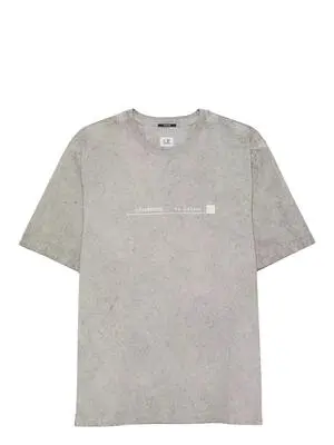 C.P. COMPANY Logo-print T-shirt - Grey