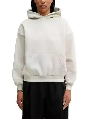 WRSTBHVR Logo Detail Hoodie - Neutrals