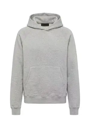 Prada Elbow-patch Raglan-sleeve Hoodie - Grey