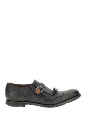 Church's Shanghai Brogue Loafers With Fringe Detail - Black