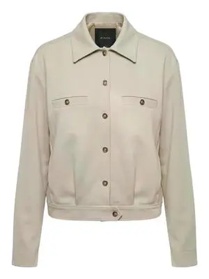 Pinko Button-fastening Shirt Jacket - Neutrals