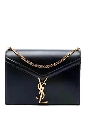 Saint Laurent Monogram Cassandra Clasp Bag - Black