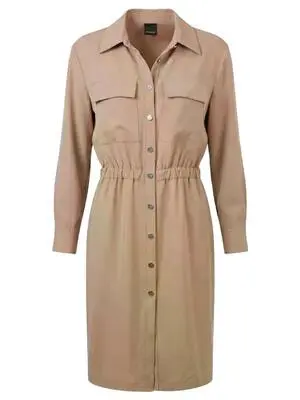 Pinko Midi Shirt Dress - Neutrals