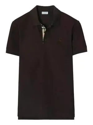Burberry Cotton Polo Shirt - Brown