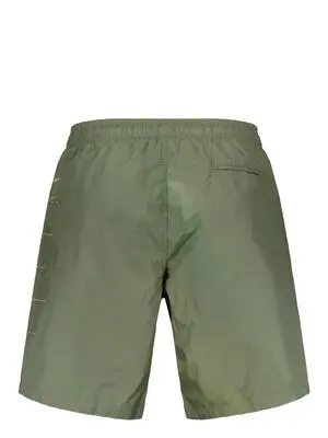 PLEIN SPORT Graphic Print Drawstring Swim Shorts - Green