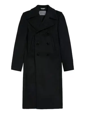 Balenciaga Double-breasted Coat - Black