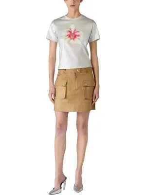 Casablanca Glitch Orchid T-shirt - Silver