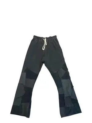 SECND SLF Patchwork Track Pants - Grey